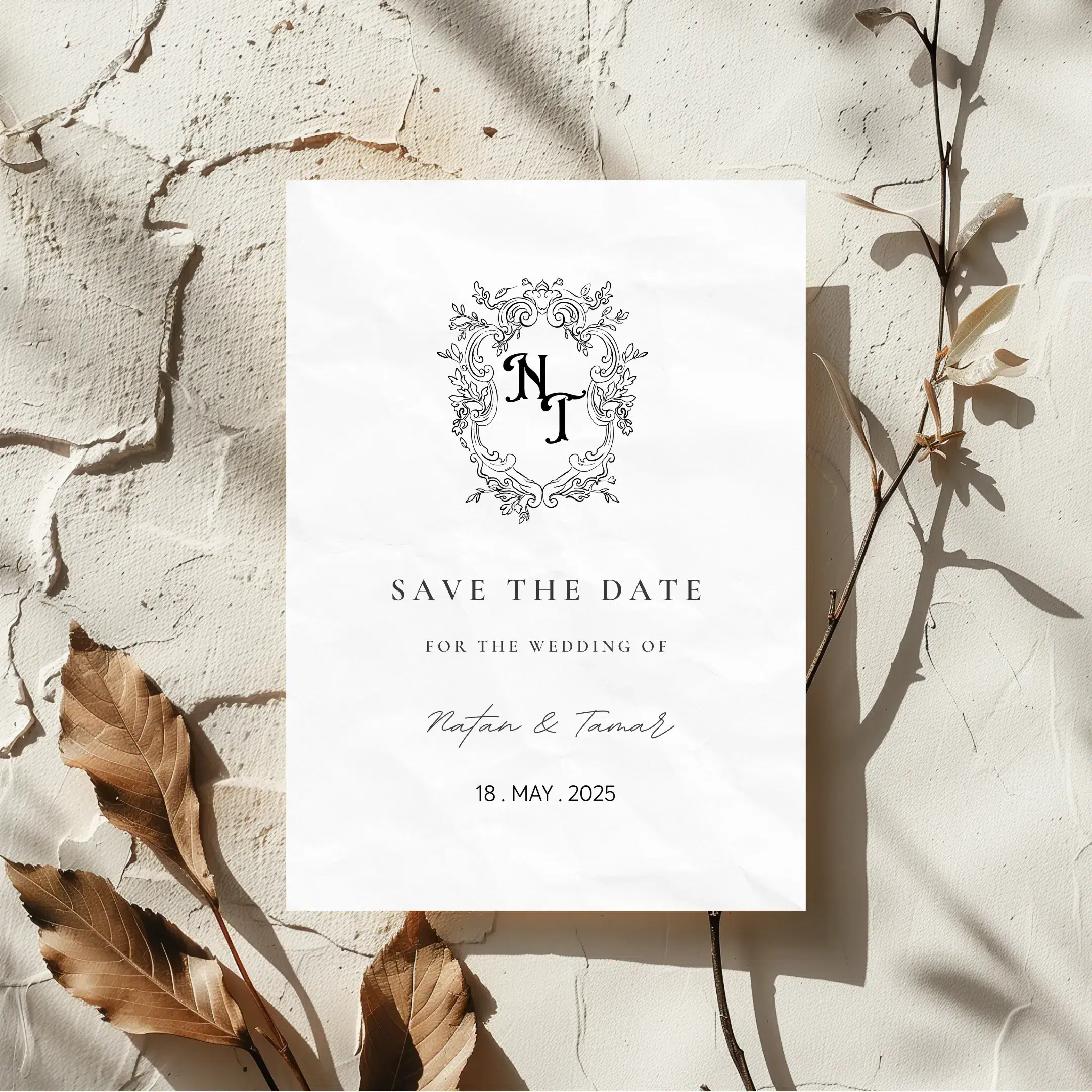 Save the Date - תמר - Neta Designs 🤍🎉